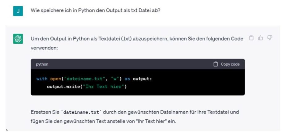 Python lernen mit ChatGPT – ein Selbstversuch - Informatik an der ...