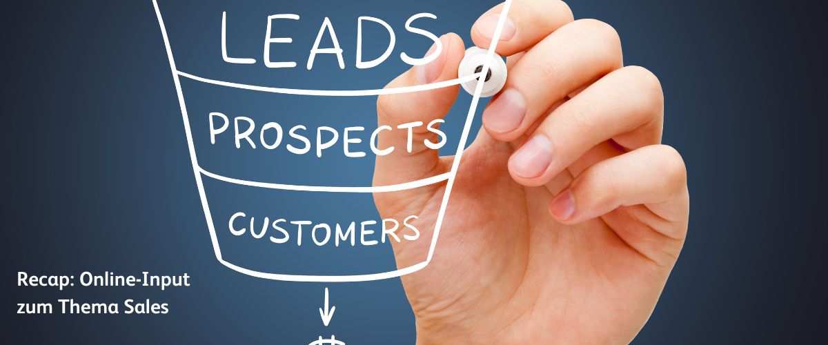 Recap: Online-Input zum Thema Sales - Smart-up